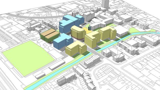 Maidenhead £100m revamp and town square announced - BBC News