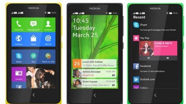 Nokia launches first Android phones - BBC News