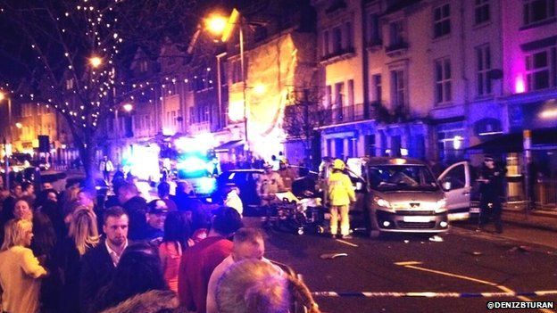 Norwich Prince of Wales Road car crash leads to arrests - BBC News