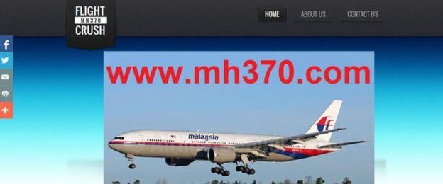 #BBCtrending: How the MH370 website ended up on eBay - BBC News