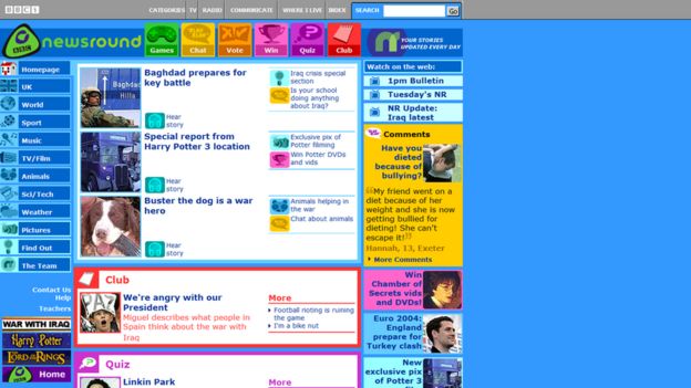 Pictures: How the Newsround website has changed over time - BBC Newsround