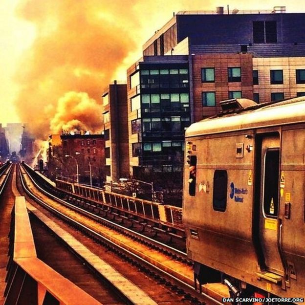 Six dead in New York City buildings collapse - BBC News