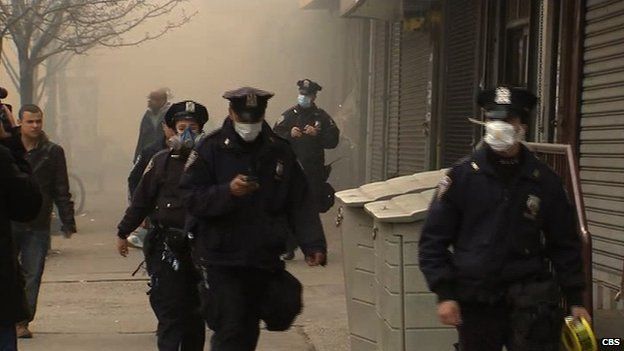 Six dead in New York City buildings collapse - BBC News