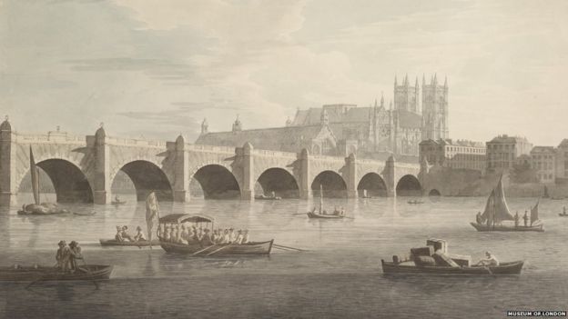 In pictures: London's bridges through the ages - BBC News
