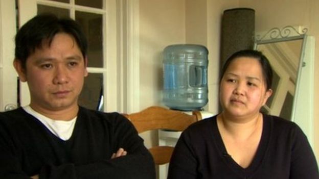Filipino family caught up in Falls Road bomb attack - BBC News