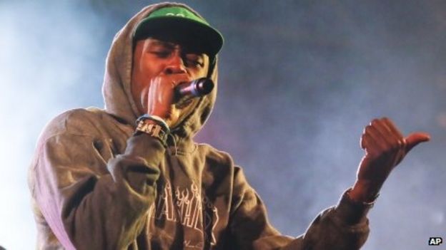 Rapper Tyler, The Creator, arrested for 'causing riot' - BBC News