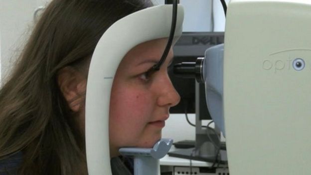 Sight joy for Cardiff woman fitted with a 'bionic eye' - BBC News