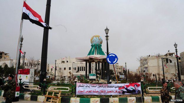 Yabroud town - a strategic prize for Syria government - BBC News