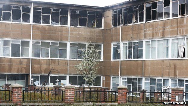 Teenager charged over Millais School fire in Horsham - BBC News