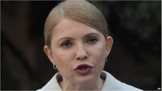 Yulia Tymoshenko to run for Ukraine leader - BBC News