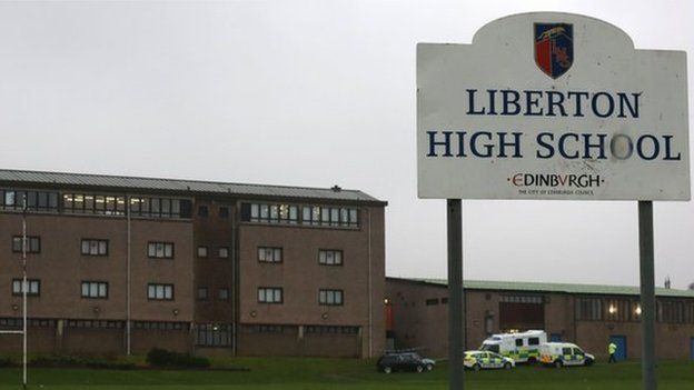 Pupil's wall death prompts checks across Edinburgh schools - BBC News