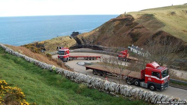 Plan for A9's Berriedale Braes hairpin bend to be displayed - BBC News