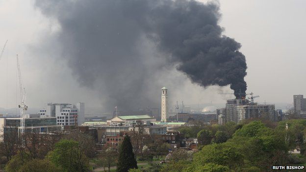 Large construction site fire in Southampton city centre 'an accident ...