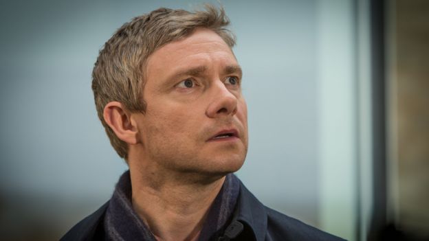 Martin Freeman warms up for Richard III by freezing in Fargo - BBC News