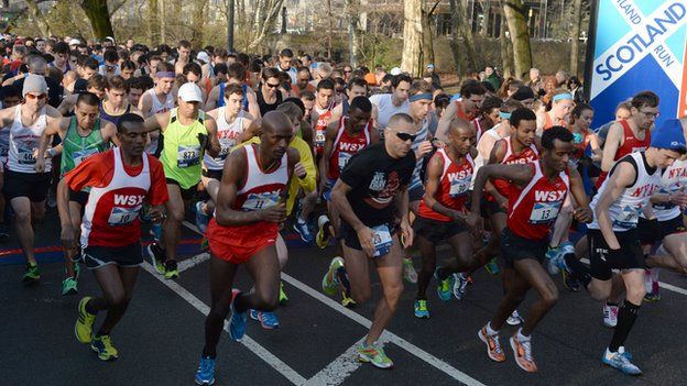 'Tartan 10k' kicks off Scottish week in New York - BBC News