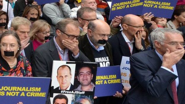 Egypt al-Jazeera case: Good journalism not safe, but vital - BBC News