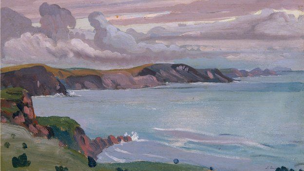 National Museum Cardiff stages James Dickson Innes exhibition - BBC News