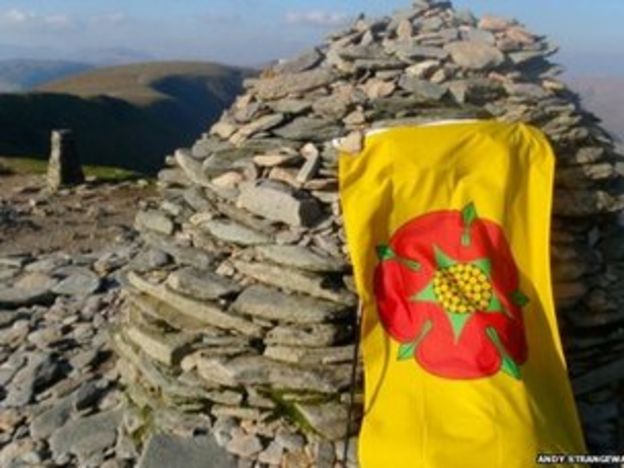 Flying the county flag: The preservation of an identity - BBC News