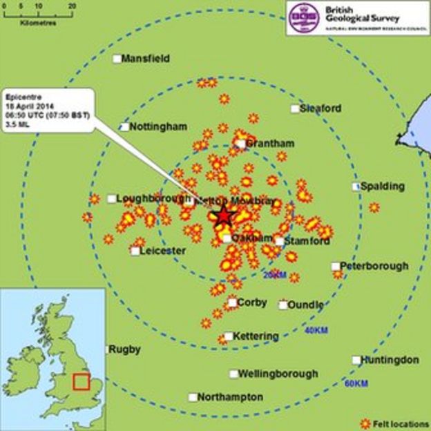 Rutland hit by second earthquake in two days - BBC News