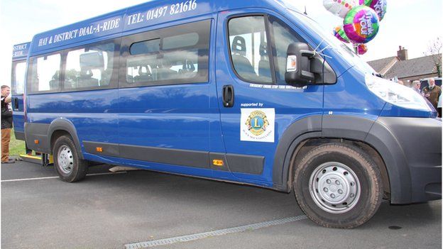 Hay bus service to Hereford saved by local group - BBC News