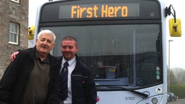 Bus driver Shane Mitchell praised for heart attack help in Aberdeen ...