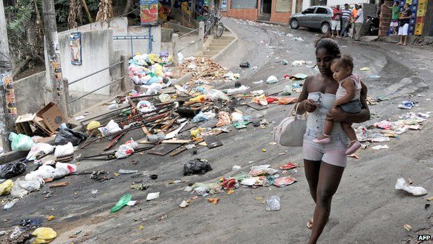 Are Rio's shanty towns falling into old schisms? - BBC News