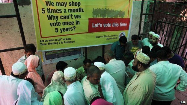 India election: Modi submits nomination papers as Indians vote - BBC News