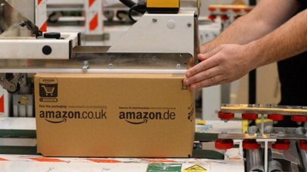 Amazon to join railway station parcel pick-up service - BBC News