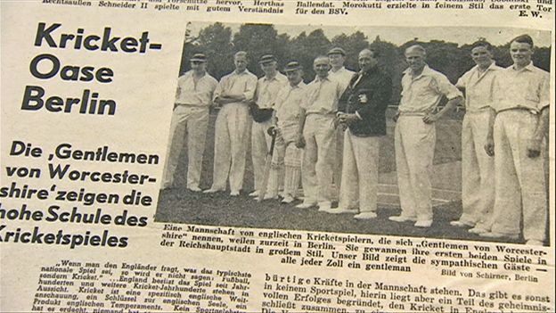 The English cricket team that toured Nazi Germany - BBC News