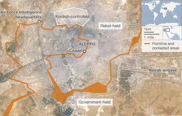 Aleppo prison siege 'broken by Syrian troops' - BBC News
