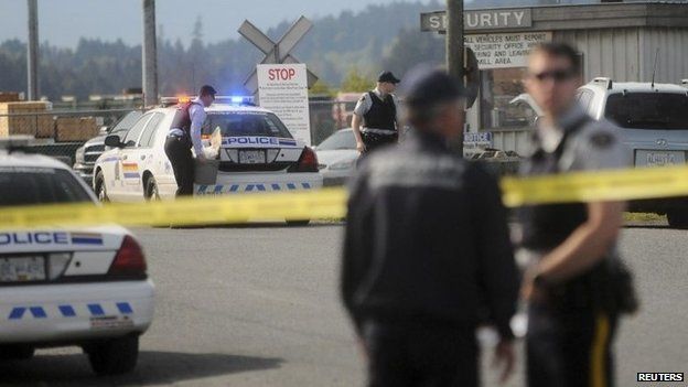 Two dead in Canadian lumber mill shooting - BBC News