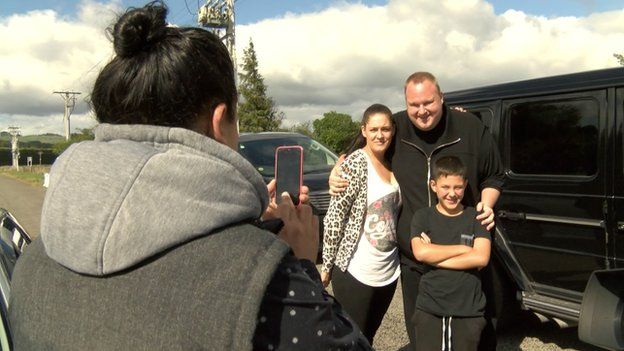 Kim Dotcom: On the road with Hollywood's biggest enemy - BBC News
