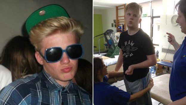 Ryan Smith's "remarkable" recovery since cycle crash - BBC News