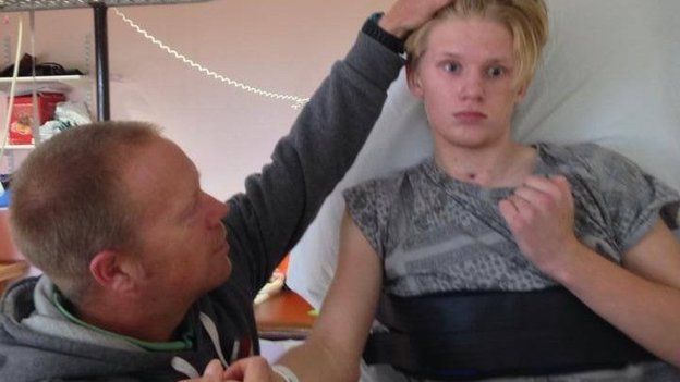 Ryan Smith's "remarkable" recovery since cycle crash - BBC News