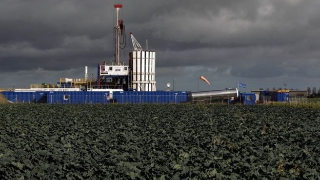 Survey suggests support for fracking in UK falls below 50% - BBC News