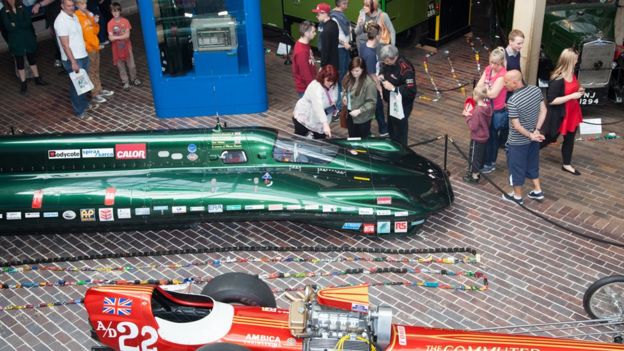 National Motor Museum completes toy car record - BBC News