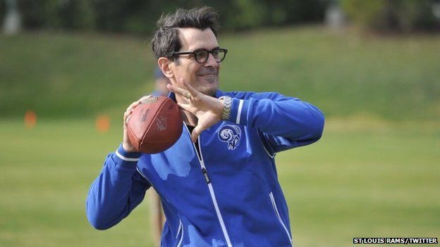 Ty Burrell to represent St Louis Rams at NFL Draft 2014 - BBC News