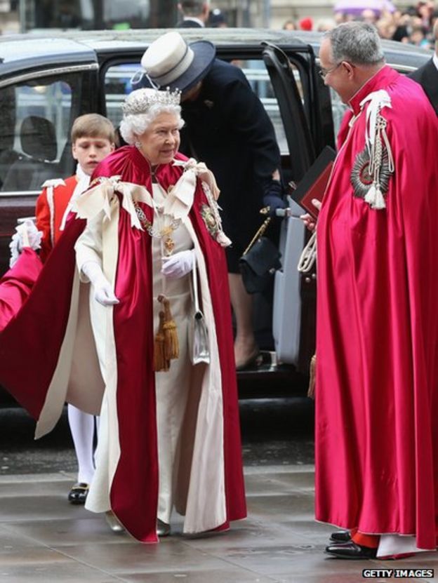 Queen replaced by Charles in Order of the Bath service duties - BBC News