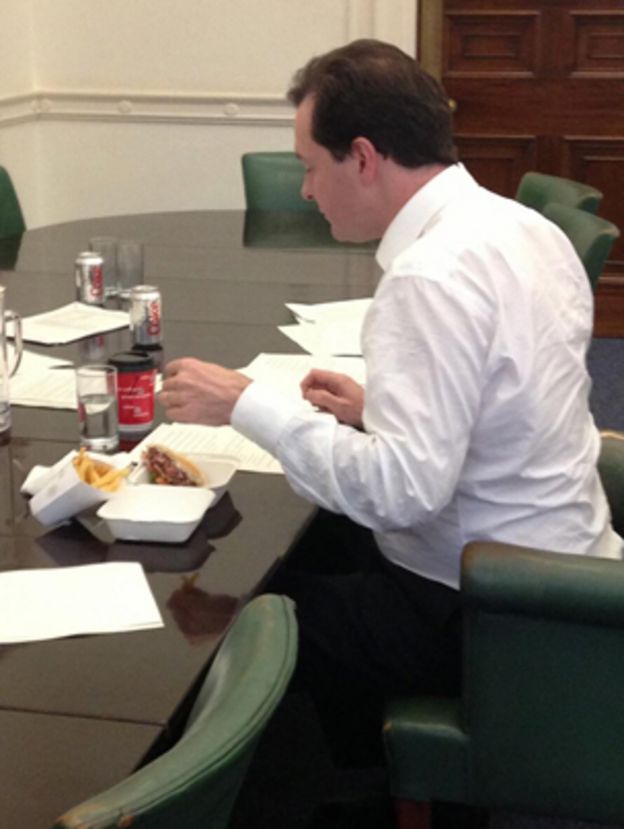 Why do politicians try so hard to eat like voters? - BBC News
