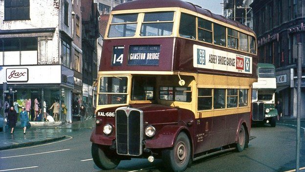 1954 West Bridgford bus in centenary celebrations - BBC News