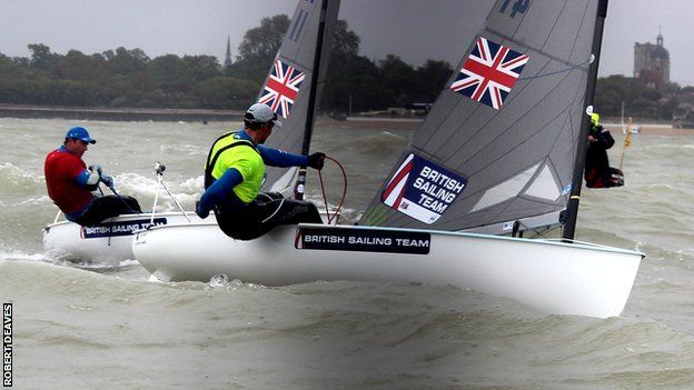 Sailing: Giles Scott & Ed Wright wins European Finn gold & bronze - BBC ...