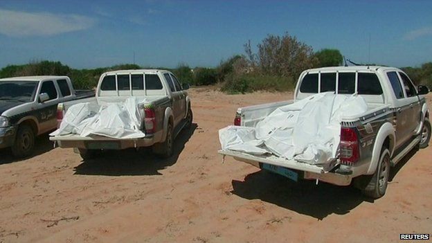 Libya boat capsize: At least 36 migrants dead - BBC News