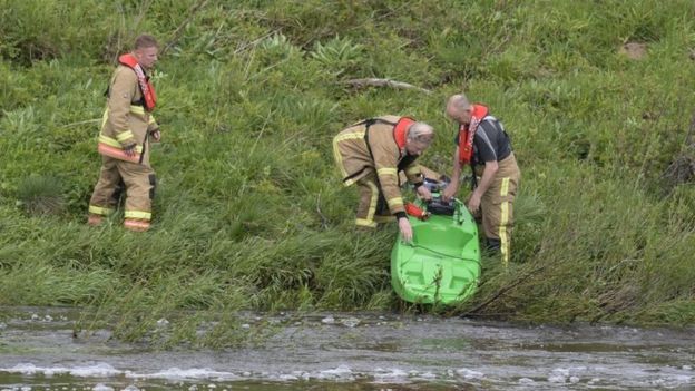 River Tyne kayak deaths: Trio 'faced impossible situation' - BBC News