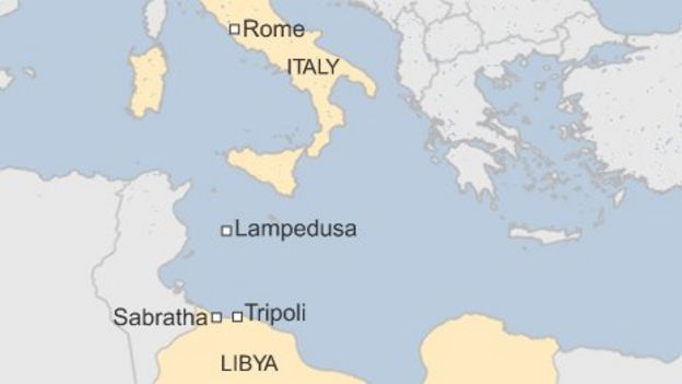 Migrants drown as Libya boat to Italy sinks - BBC News