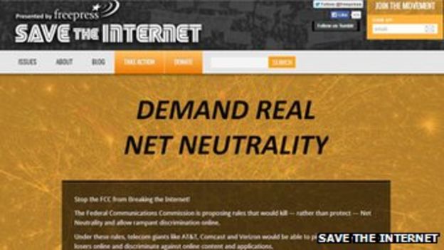 Net neutrality ads appear in Washington ahead of FCC vote - BBC News