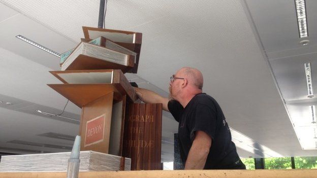 Exeter Central Library reopens after £4m revamp - BBC News