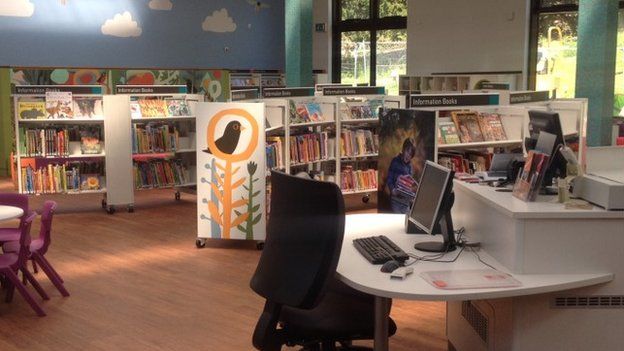 Exeter Central Library reopens after £4m revamp - BBC News