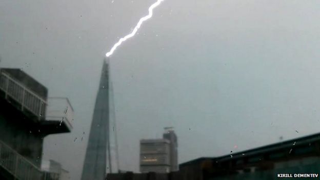Climate change 'will make lightning strike more' - BBC News