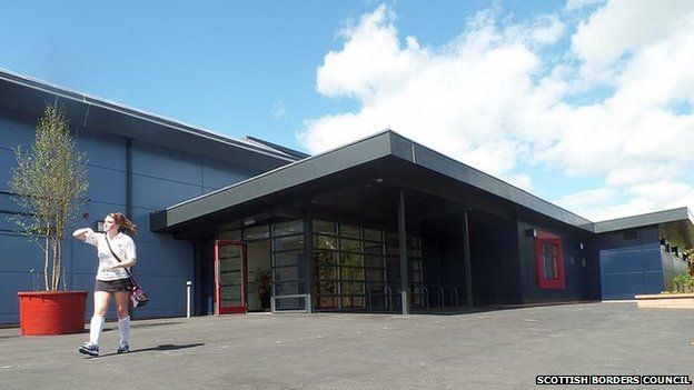 New Peebles High sports hall is 'world class' facility - BBC News