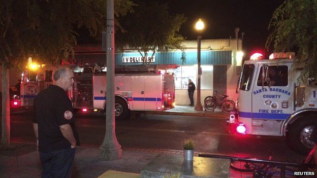 California drive-by gunman kills six in Santa Barbara - BBC News